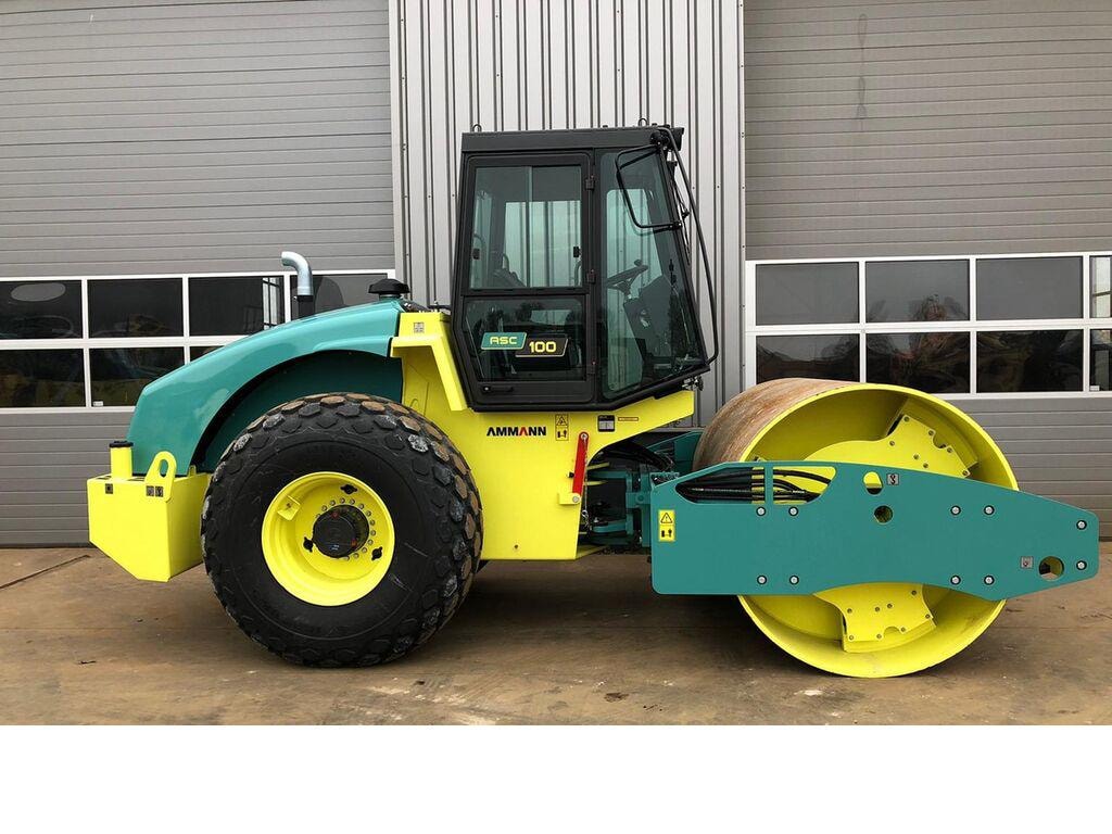 Cilindru Compactor Terasier Ammann ASC100D Single Drum Soil Compactor ...