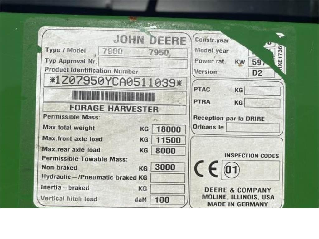 Piese Combina Siloz John Deere 7950 de vanzare 423404 UTILBEN