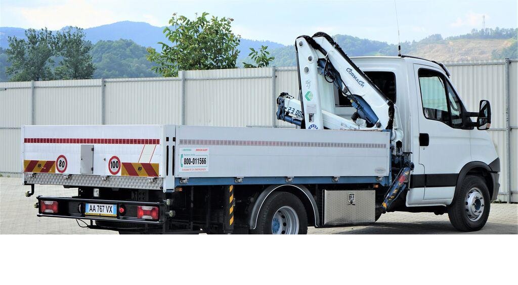Camion cu macara Iveco Daily 70C21 Pritsche 3,50m + Kran * Topzustand ...